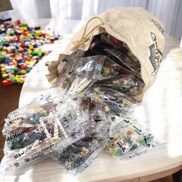 Bulk Building Blocks Grab Bag - 3 Pounds of Assorted Pieces – General ...