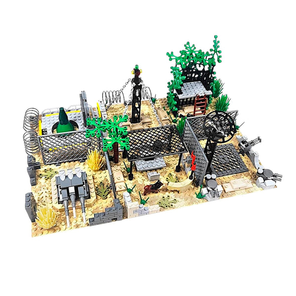 6-Piece Desert Military Base Building Block Set | General Jim’s Toys ...