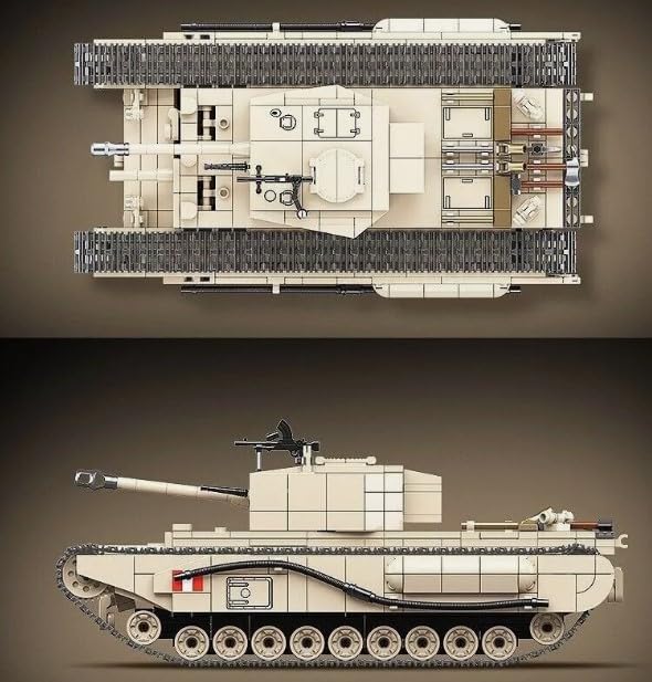 Churchill MK.I Infantry Tank Building Blocks Tank Set – General Jim's ...