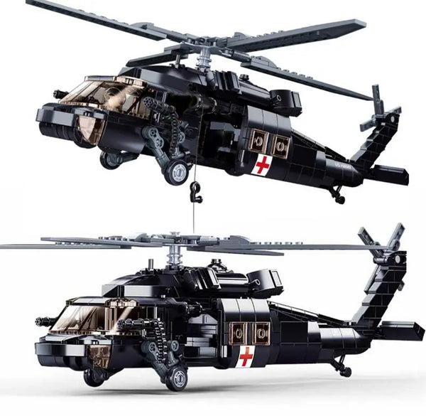 Military UH-60 Black Hawk Block Set – General Jim's Toys & Bricks