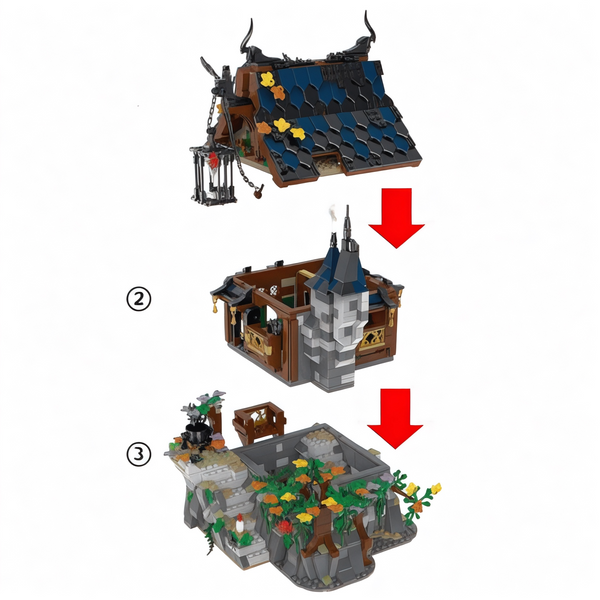 The Witch House Modular Building Block Set | General Jim's Toys & Bric ...