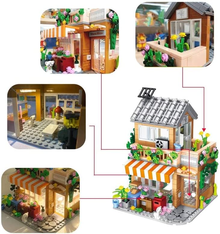 Family Holiday House Building Blocks Set |General Jim's Toys & Bricks