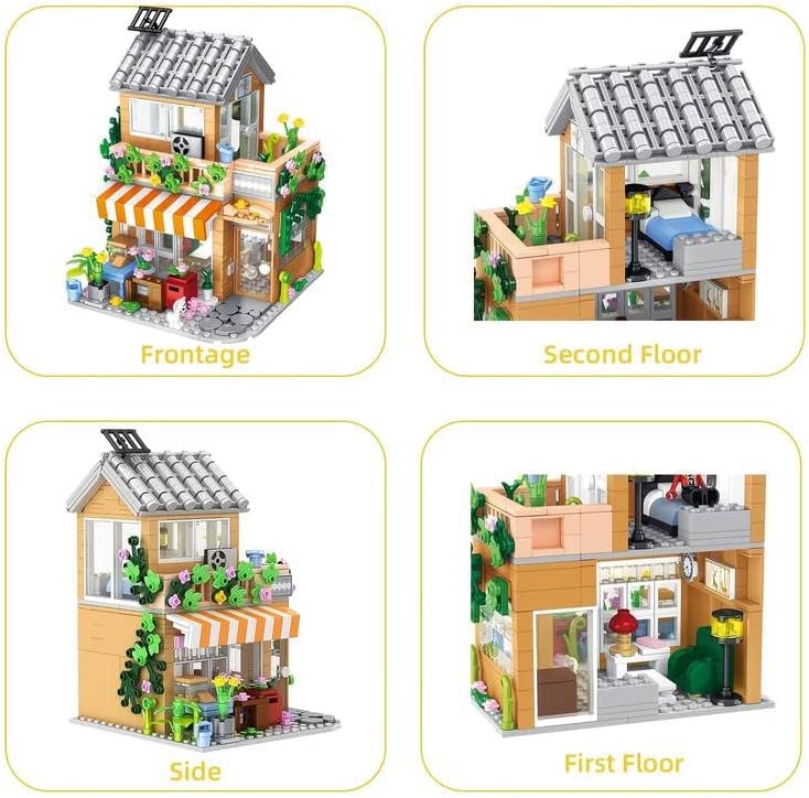 Family Holiday House Building Blocks Set |General Jim's Toys & Bricks