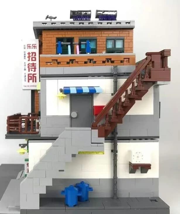 City Series Urban Village Street View Creator Modular City Building Bl ...